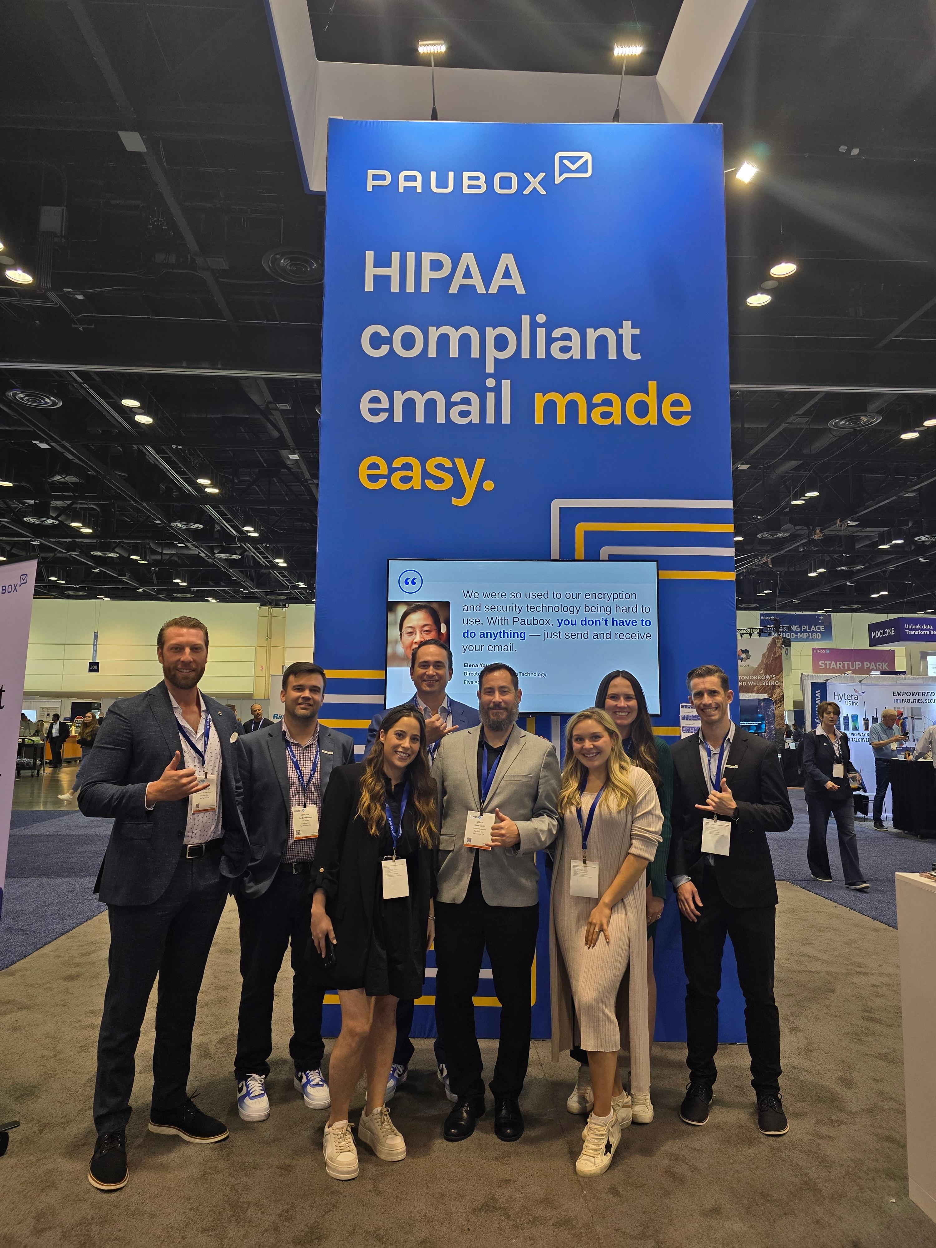 Day 2 at HIMSS 2024: All about Paubox customers