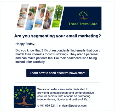 How to build and send a HIPAA compliant newsletter in only 2 minutes