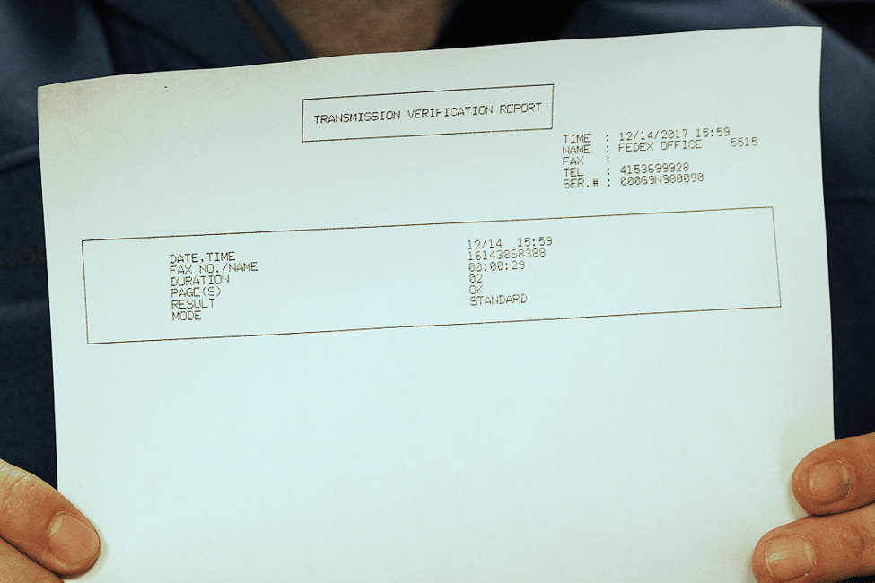 Sending a fax in 2017 - my Paubox induction