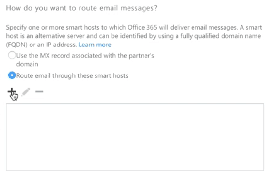 Using the Exchange Admin Center to split encrypted senders