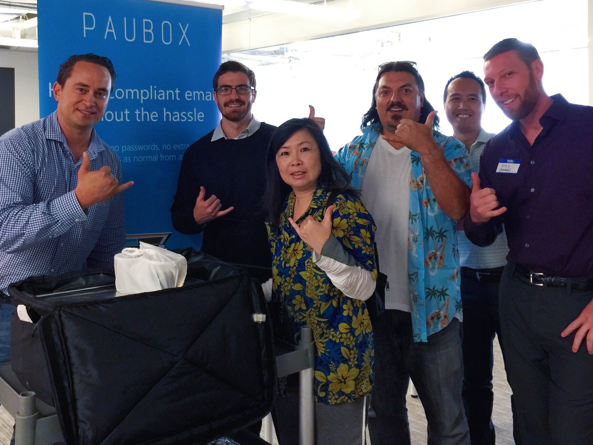 Paubox social mixer at 500 Startups