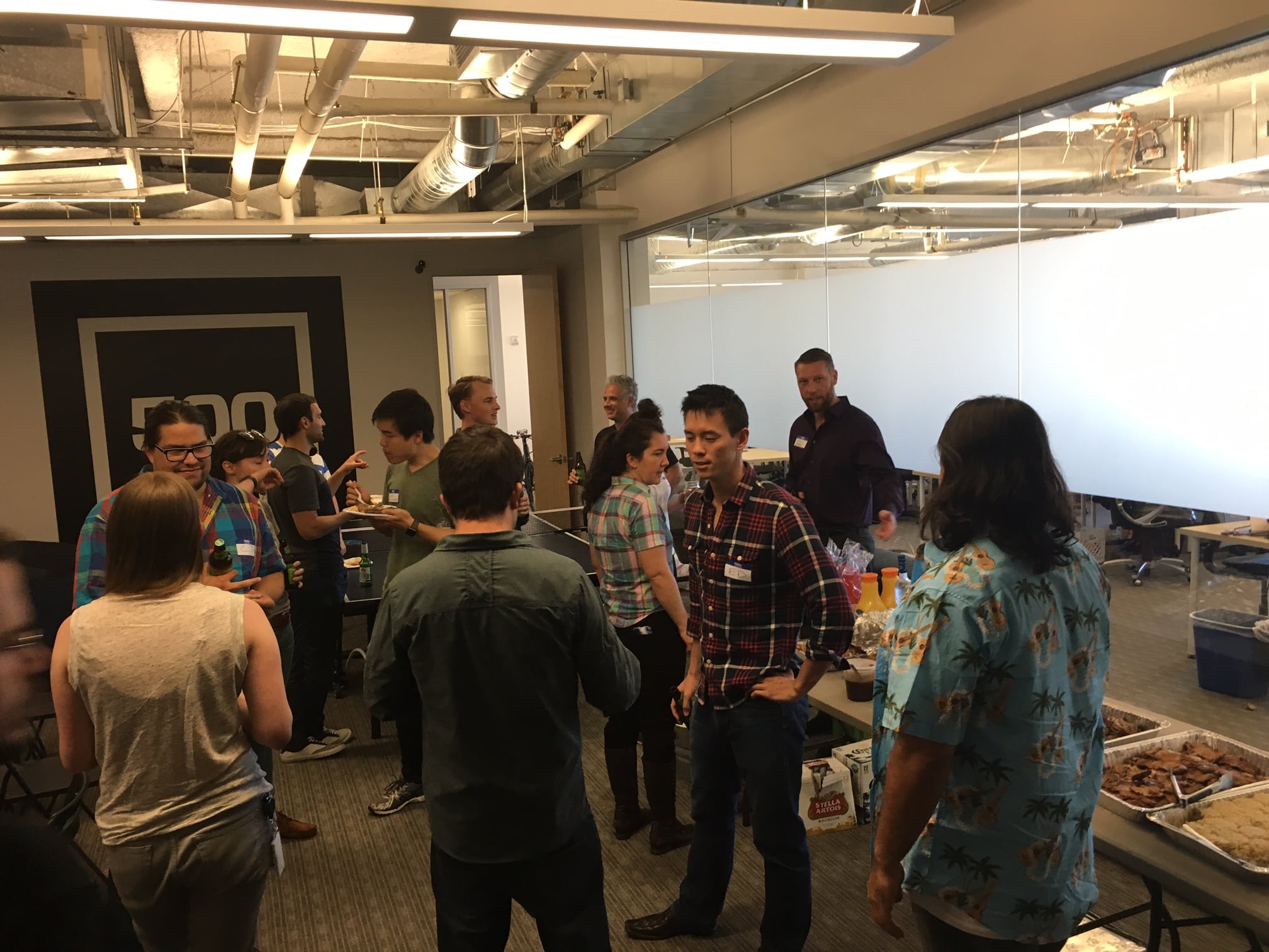 Paubox social mixer at 500 Startups