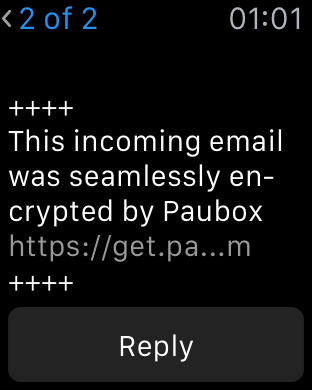 How to send encrypted email from your Apple Watch