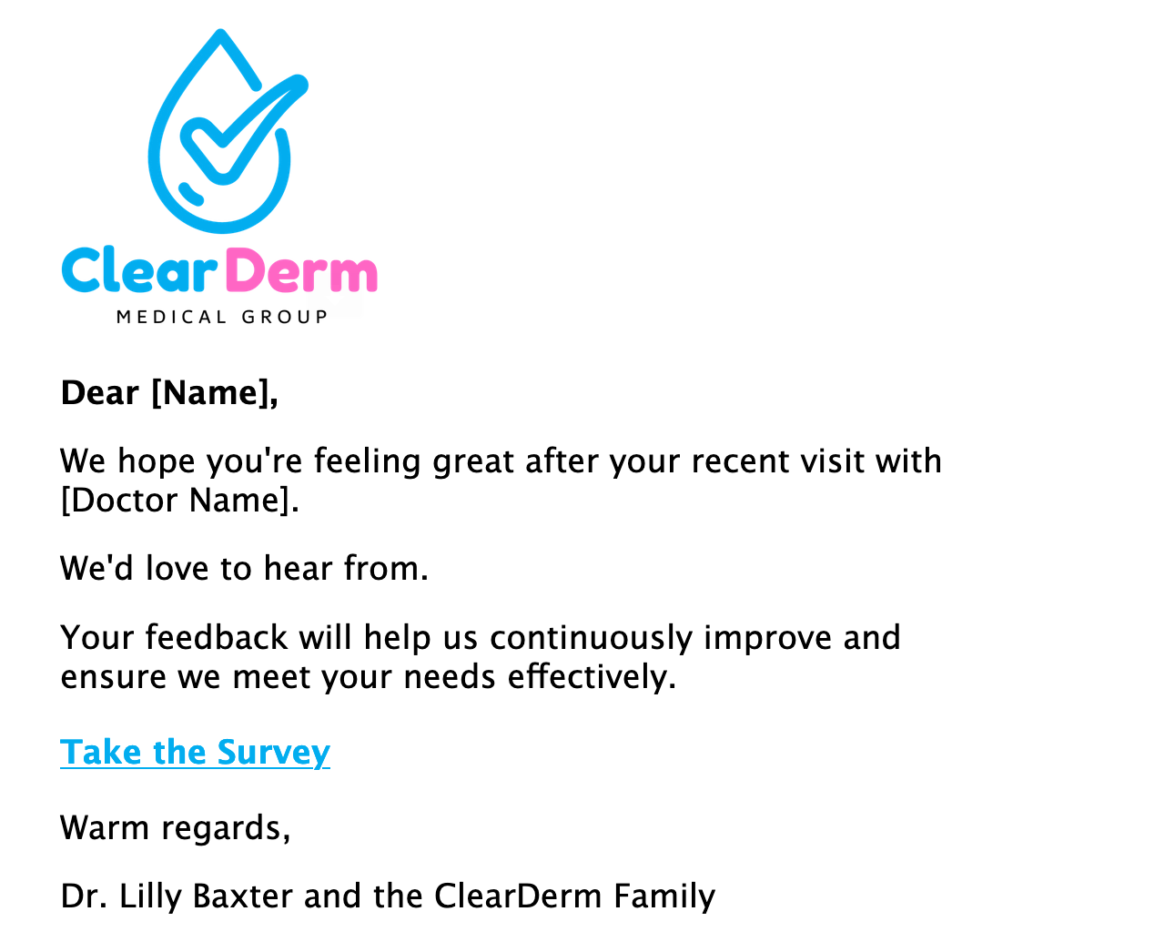 Examples of personalized healthcare marketing emails