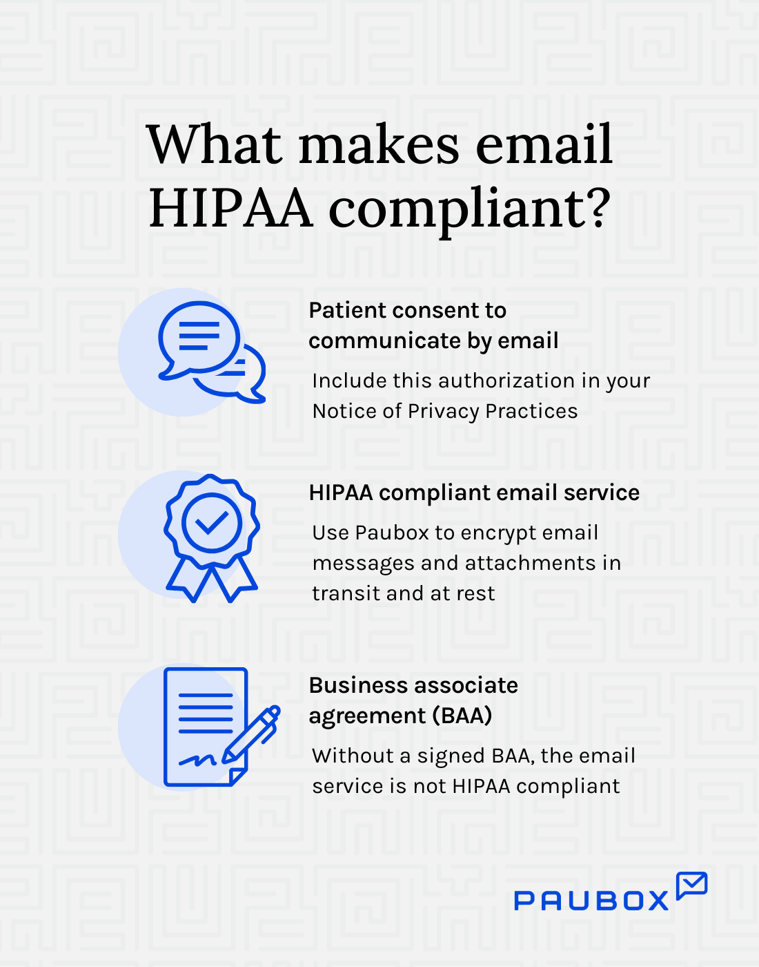 HIPAA Compliant Email: The Definitive Guide | Paubox